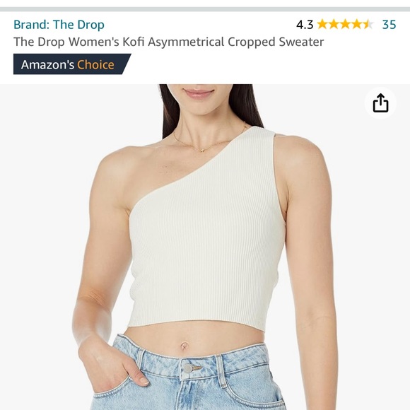 The Drop | Tops | The Drop Kofi One Shoulder Crop Top | Poshmark